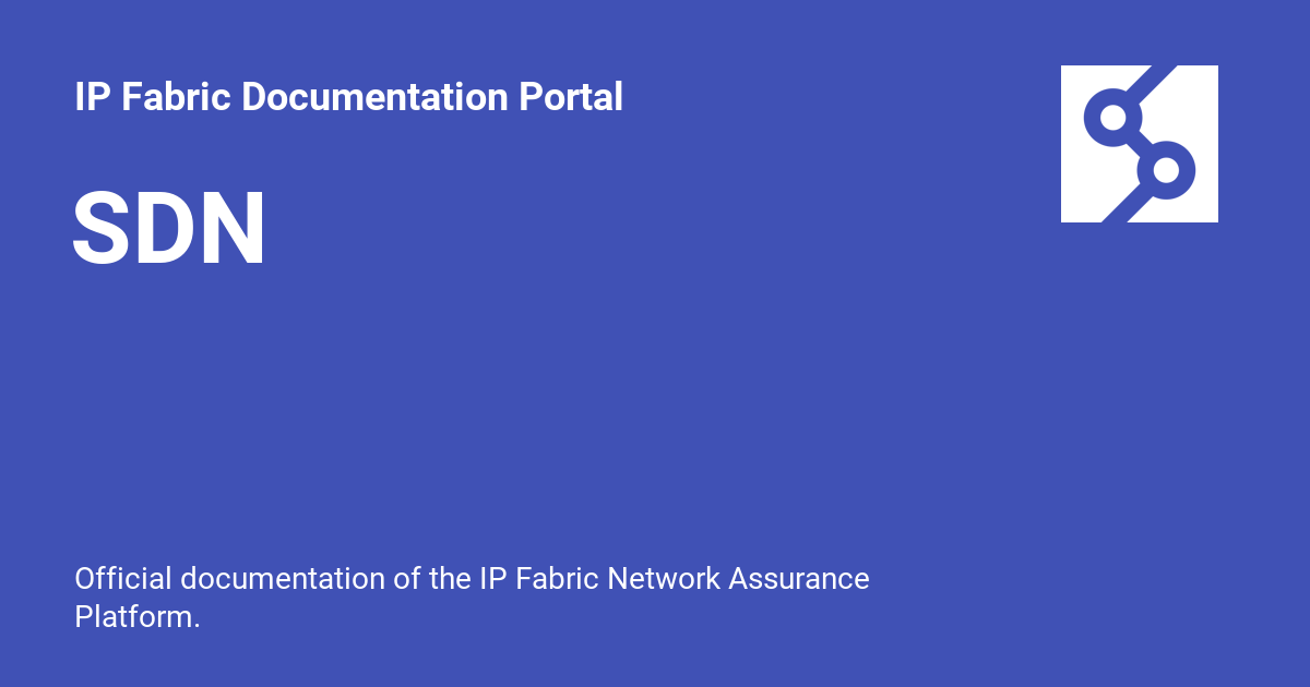 SDN - IP Fabric Documentation Portal